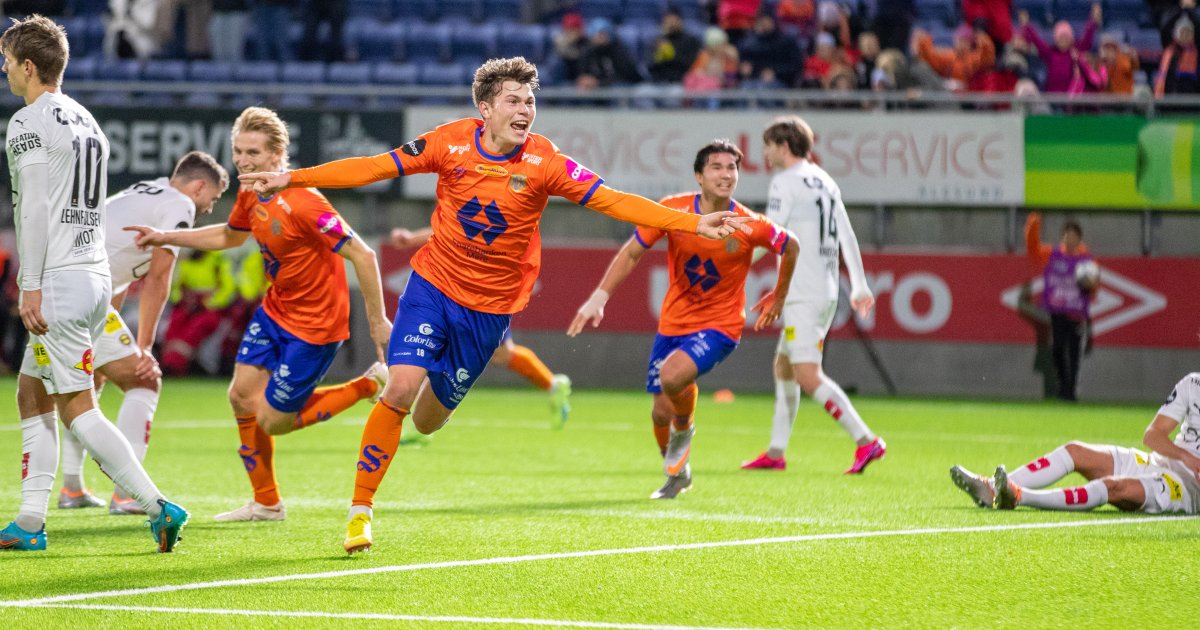Jubler for sin første eliteseriescoring / Aalesund