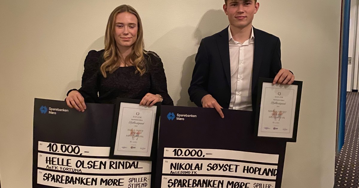 Nikolai og Helle fikk spillerstipend / Aalesund